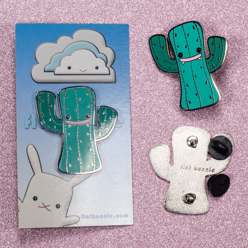 Cactus Pin - Etsy