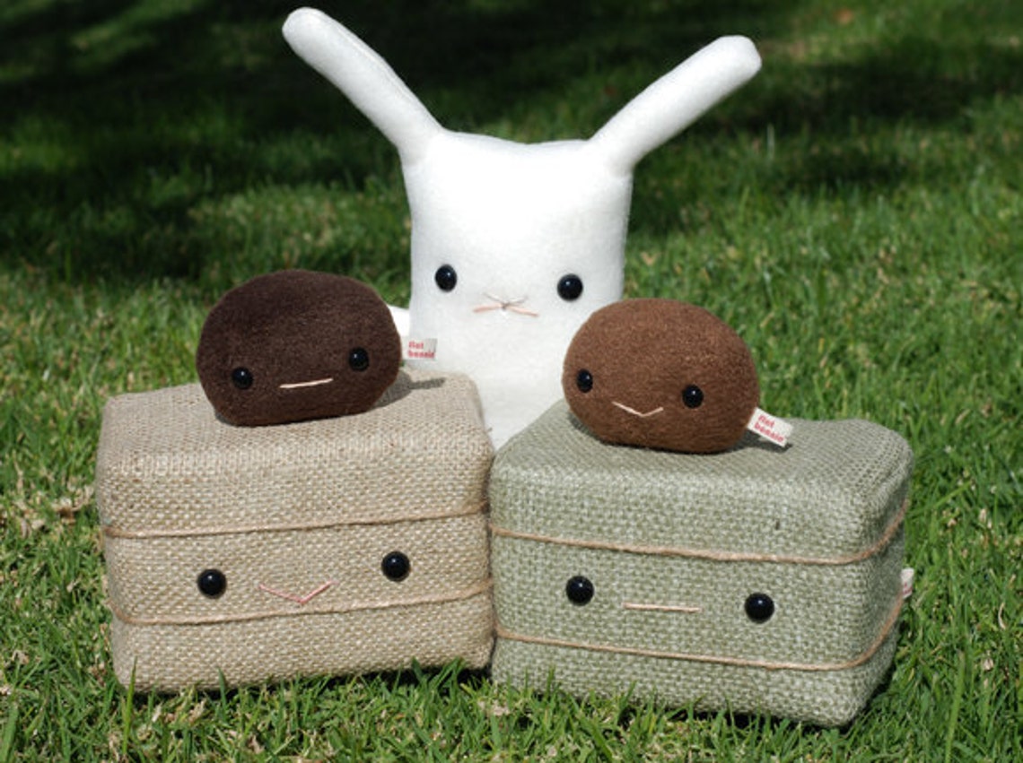 Rabbit Hay Bale Plush, Oat Timothy Horse Hay Plushie, Kawaii Stuffed ...