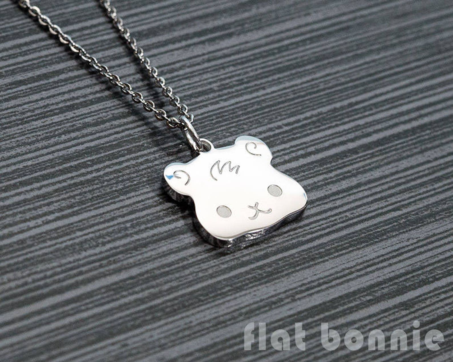 Cute animal necklace Kawaii animal charm Animal lover gift | Etsy