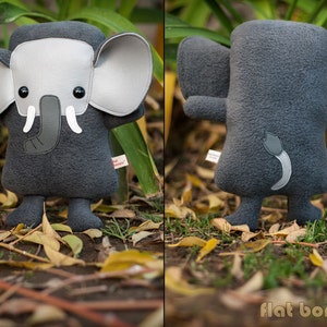 Pink Elephant Plush, Elephant Stuffed Animal, Cute Wildlife Stuffy Soft ...