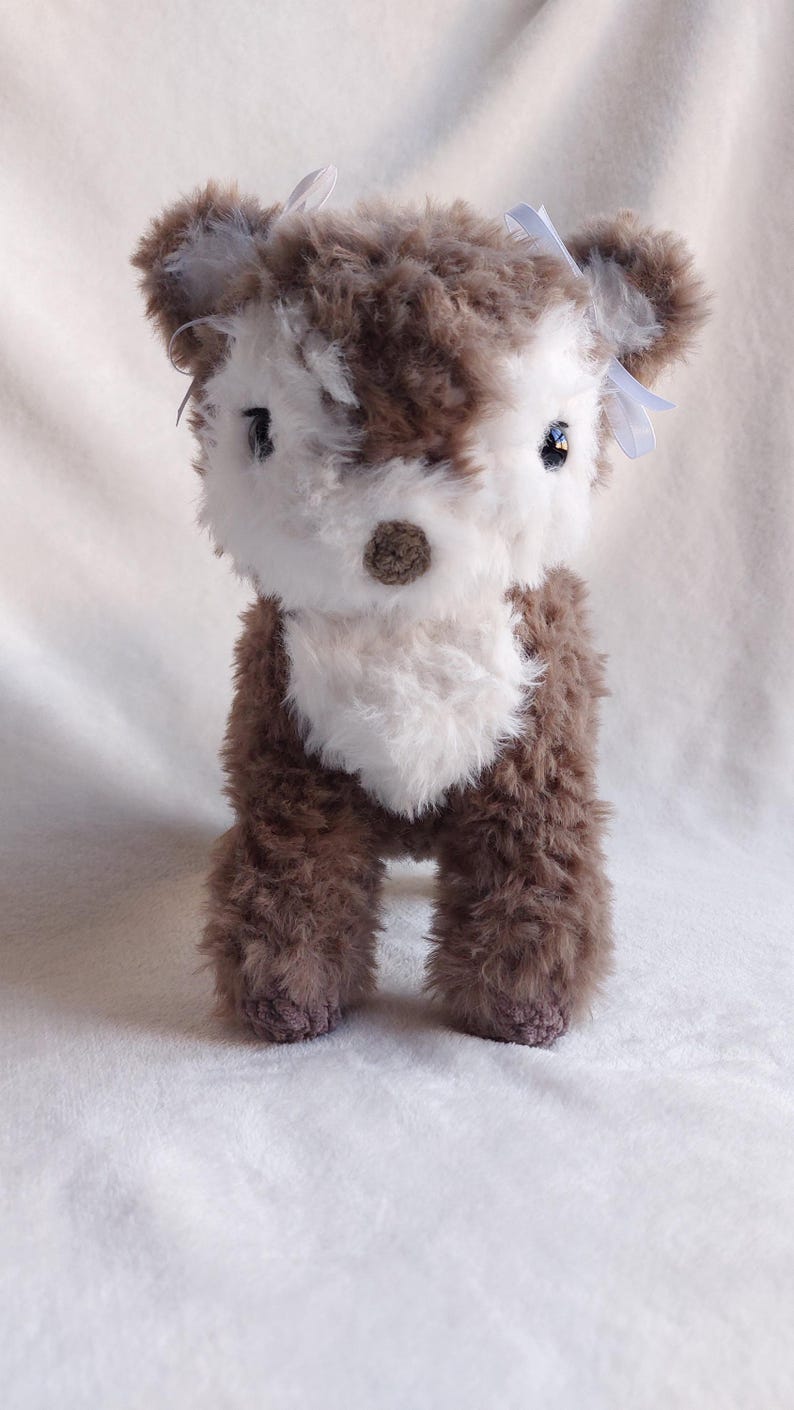 Crochet Fluffy Deer Plushie - Etsy
