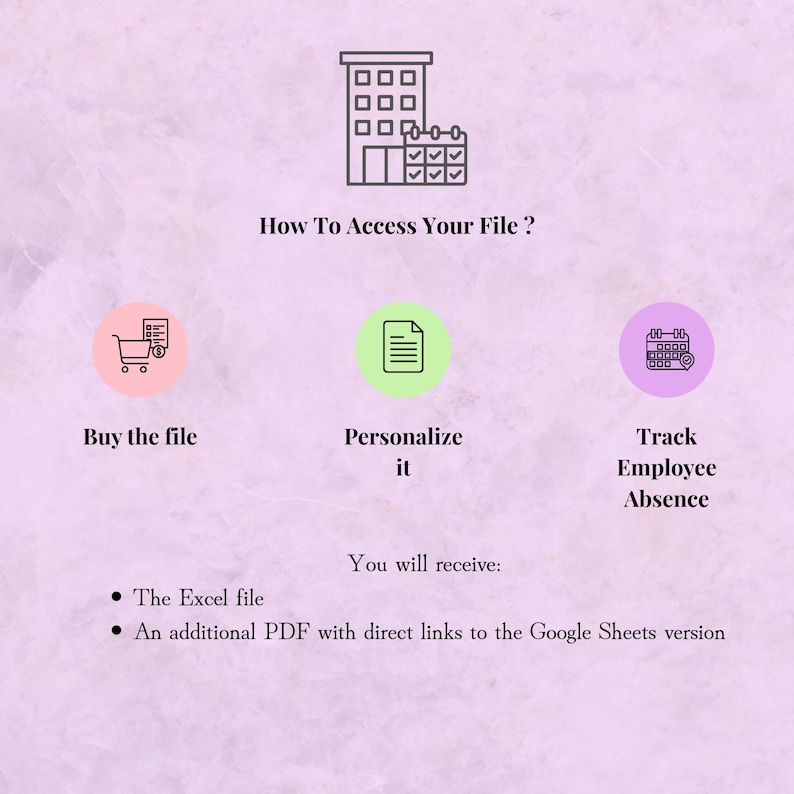 Employee Absence Tracker Excel&google Sheet | Sick Leave Vacation ...