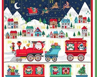 Fabric Advent Panel - Etsy