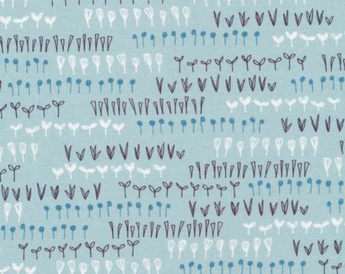 Sow and Sew Rows and Rows Blue by Eloise Renouf From Cloud 9 - Etsy