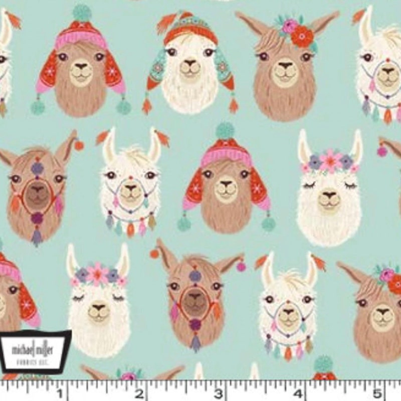 Llama Fabric - Etsy
