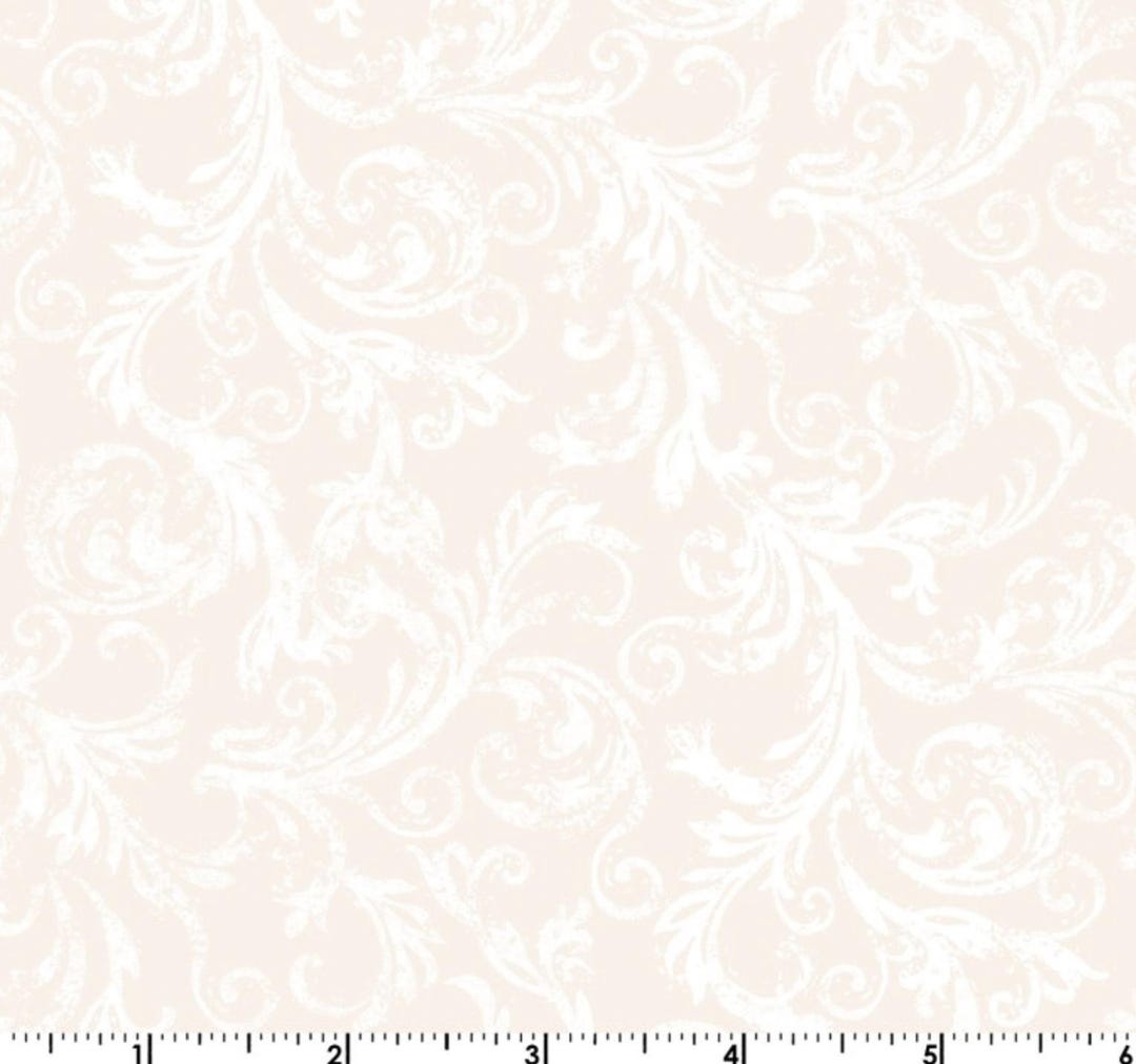 Sugar Lilac - Scroll Cream From Maywood Studio Fabric - Etsy