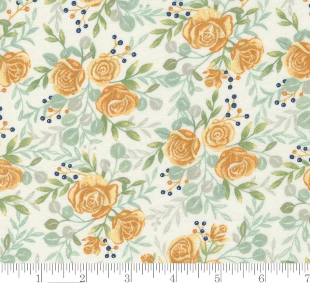 Harvest Wishes - Floral Whitewashed 56061 11 From Moda Fabrics - Etsy