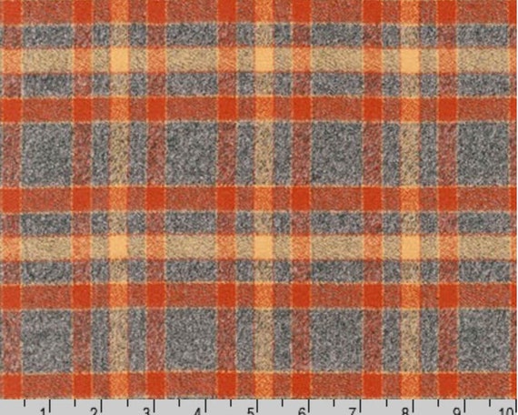 Mammoth FLANNEL RUST From Robert Kaufman | Etsy
