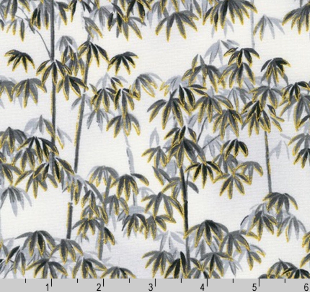 Imperial Collection 17 - Bamboo Silver From Robert Kaufman Fabrics - Etsy