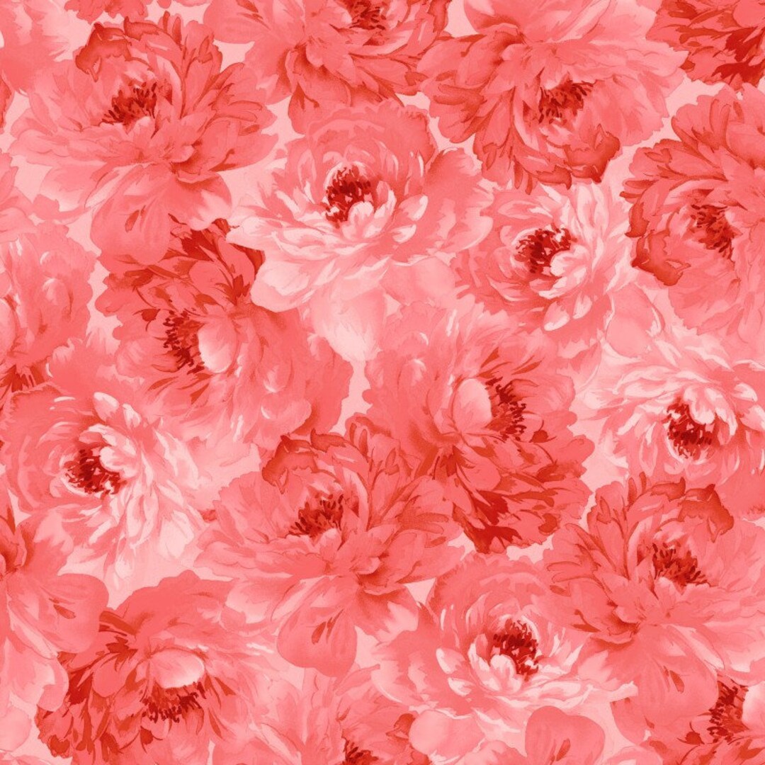 Prose - Packed Tonal Rosy Pink From Maywood Studio Fabric - Etsy