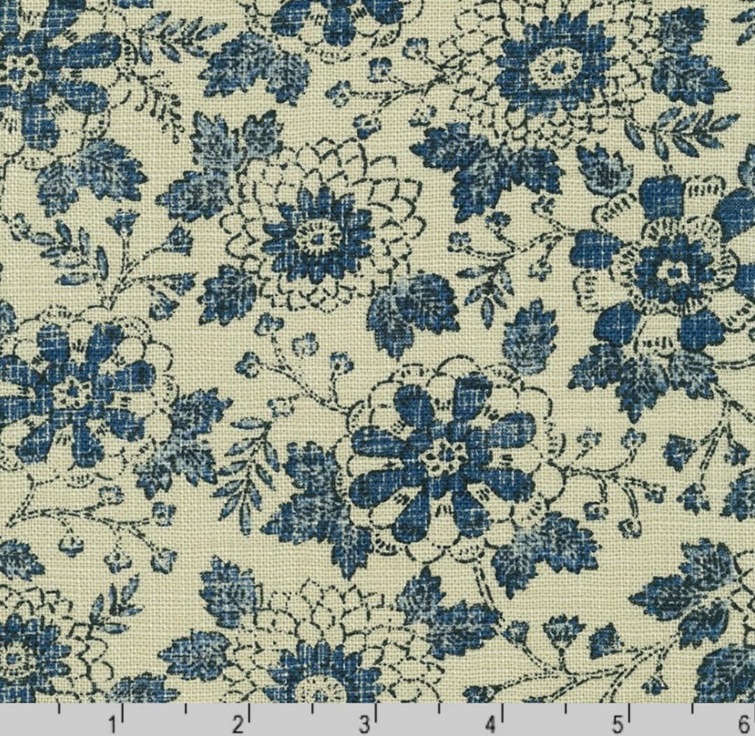 Nara HOMESPUN - Flowers Natural From Robert Kaufman Fabrics - Etsy