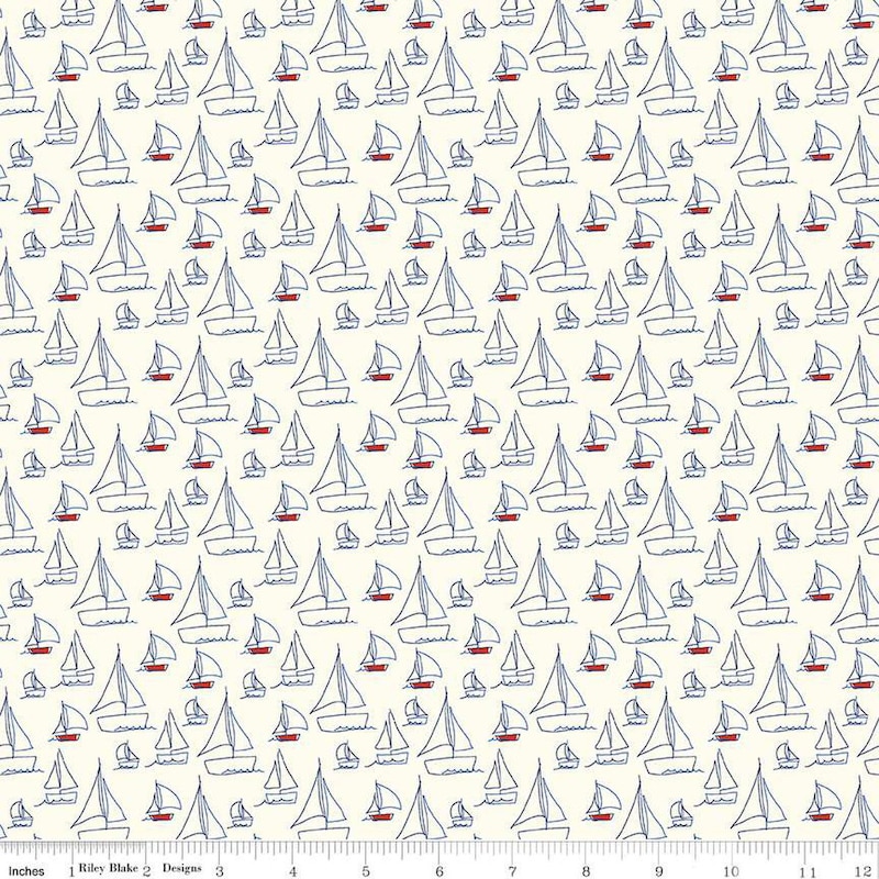 Sailboat Fabric - Etsy