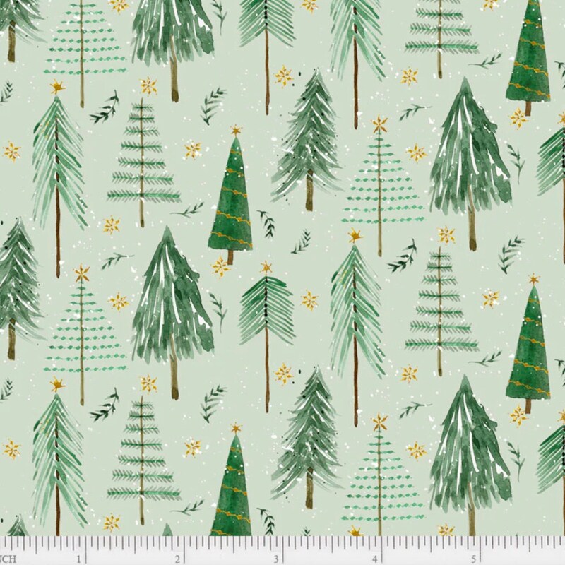 Tree Print Fabric - Etsy