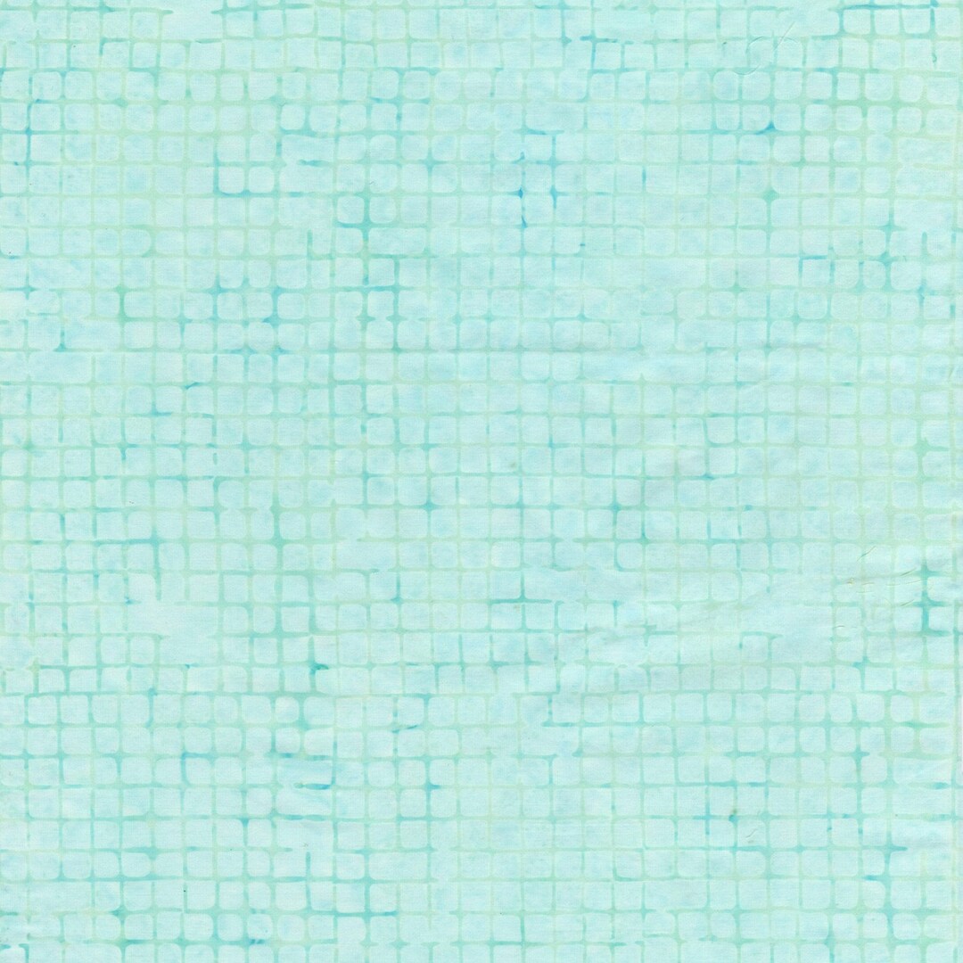 Tonga Batik Icing - Grid Mint Aqua From Timeless Treasures Fabric - Etsy