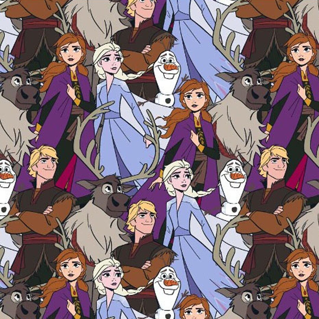 Frozen - Friends Packed From Springs Creative Fabric - Etsy
