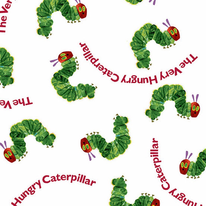 The Very Hungry Caterpillar - Caterpillar Words by Eric Carle From ...
