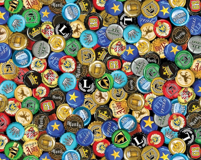 Bottle Caps Fabric Soda Nation blue Raspberry Bottle Cap National Park ...