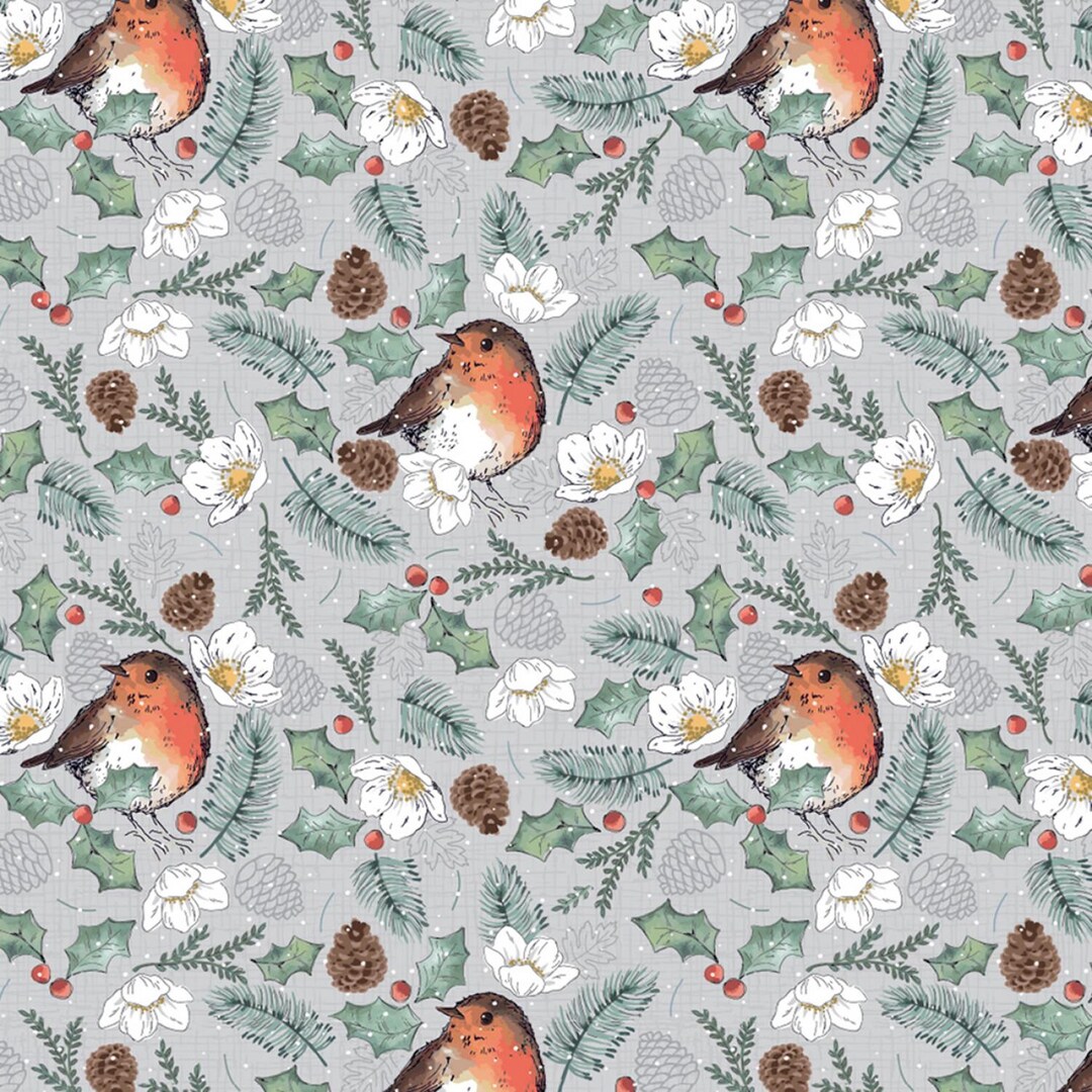 Little Red Robin - Midwinter Medley Birds From Craft Cotton Company ...