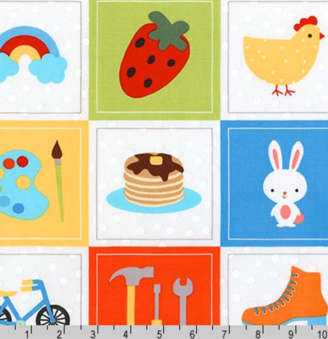 I-spy Panel Bermuda by Ann Kelle From Robert Kaufman - Etsy