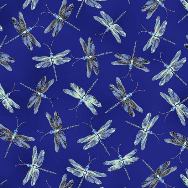 Dragonfly Fabric - Etsy