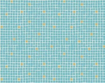 Boho Tile Decor Fabric Bohemian Tile Yellow by - Etsy