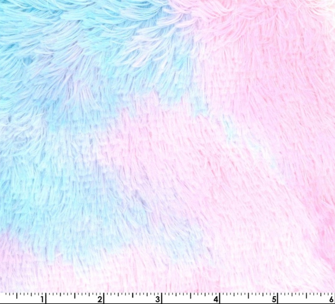 MINKY Plush Fur - Cotton Candy From EE Schenck Fabric - Etsy