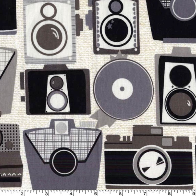 Camera Quilt Fabric - Etsy