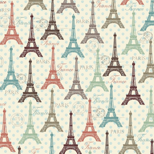 Paris Fabric - Etsy