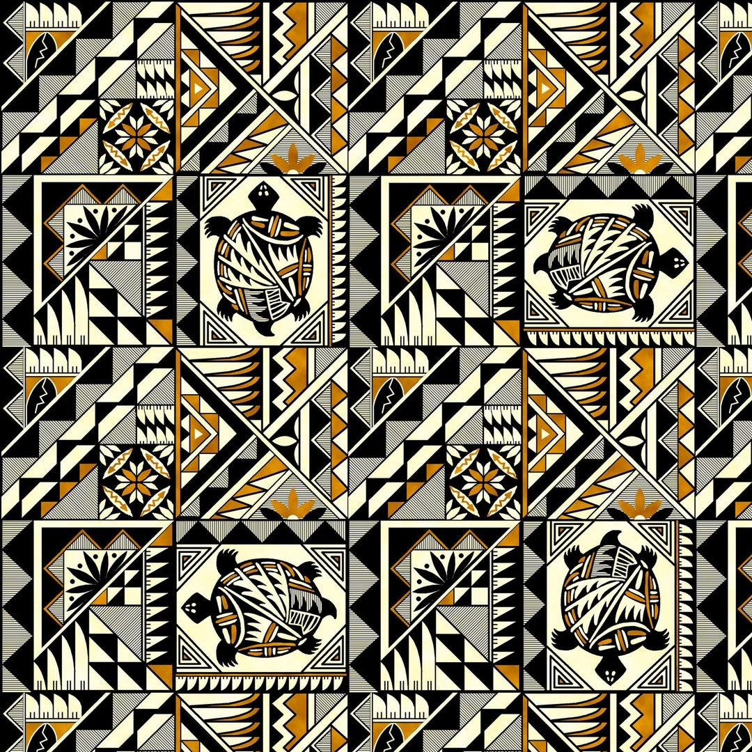 Tucson Pottery Tile Turtle From Elizabeth’s Studio Fabric - Etsy