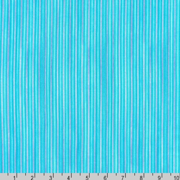 Aqua Striped Fabric - Etsy