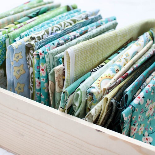 Designer Fabric Studio Scraps Cool Colored Prints 12 - Etsy