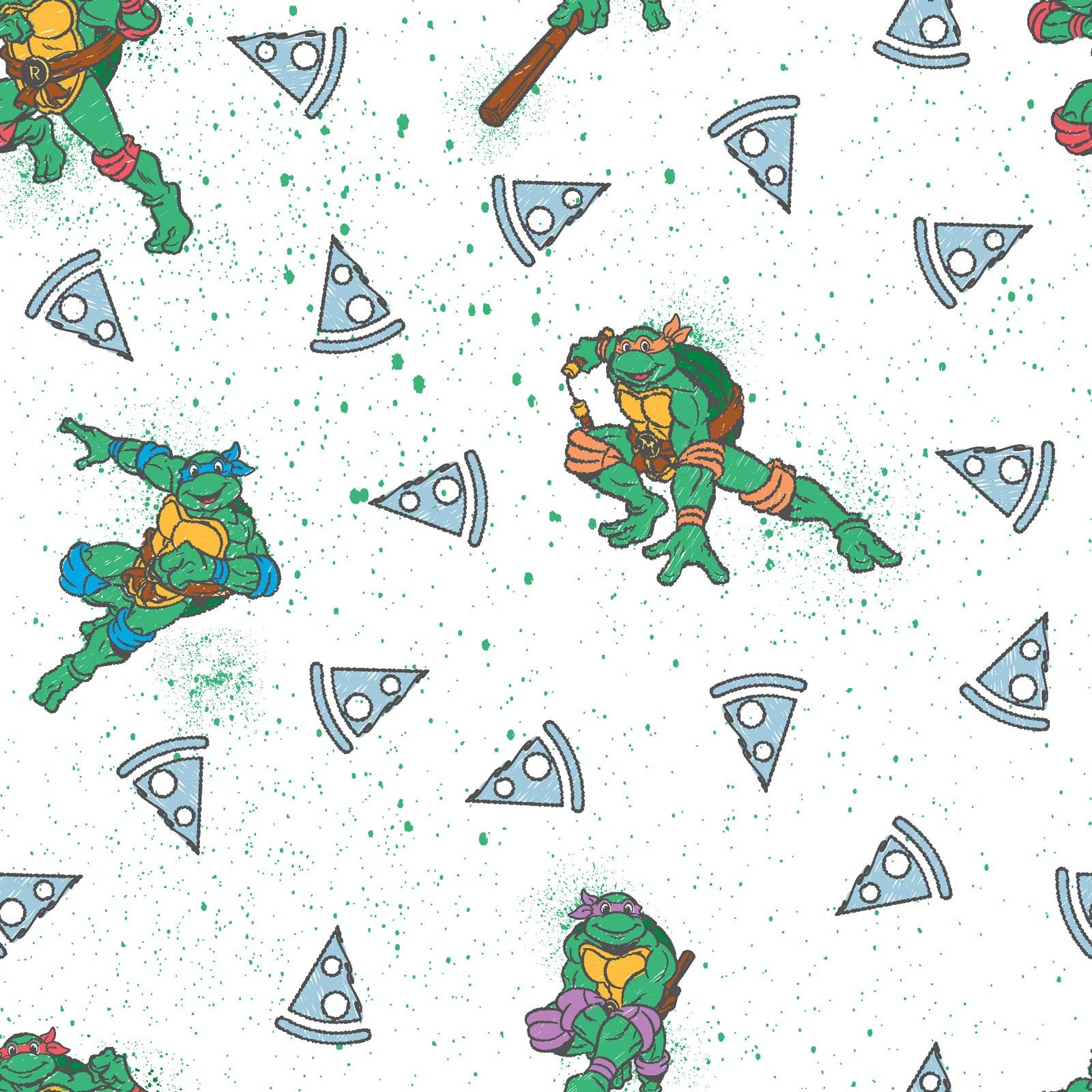 Teenage Mutant Ninja Turtles - TMNT Paint Splatter From Springs ...