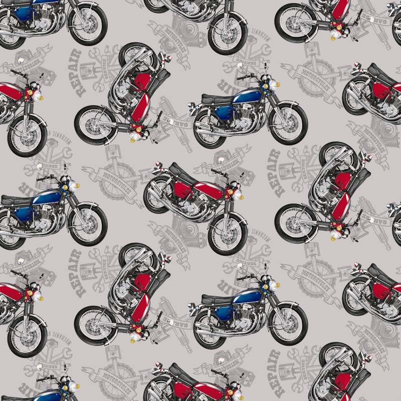 Motorcycle Fabric - Etsy