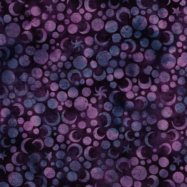 Purple Batik Fabric - Etsy