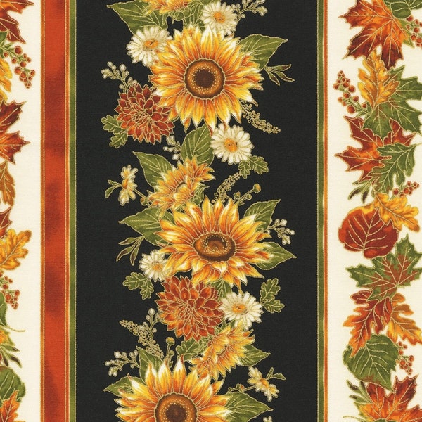 Robert Kaufman Autumn Bouquet Fabric - Etsy