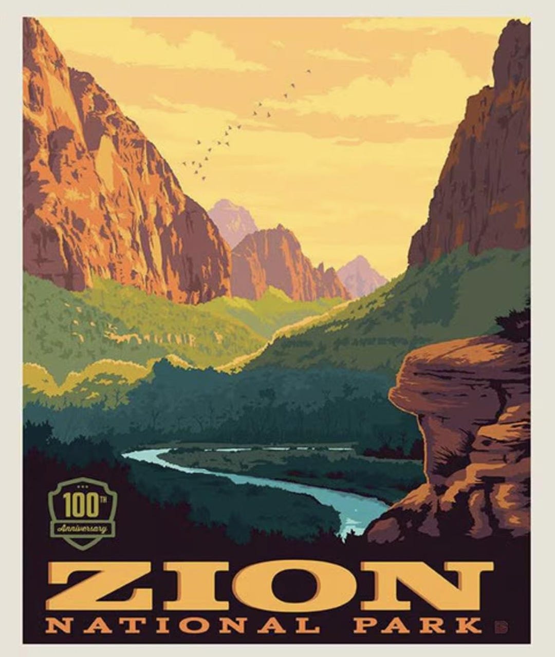 National Parks PANEL 36 Inches - Zion From Riley Blake Fabric - Etsy