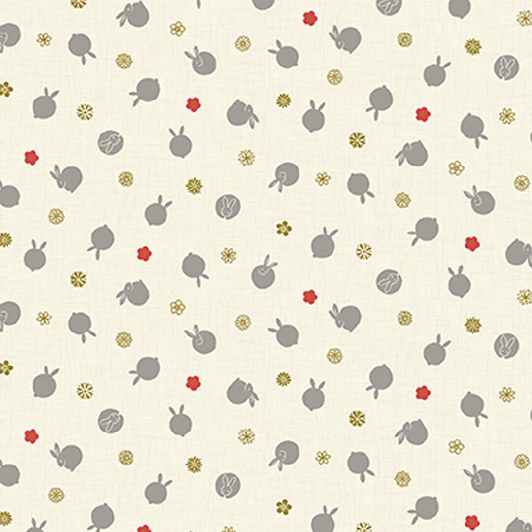 Usagi II - Rabbit Natural From Quilt Gate Fabric - Etsy