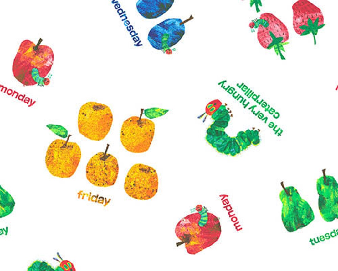The Very Hungry Caterpillar - Days of the Week by Eric Carle From ...