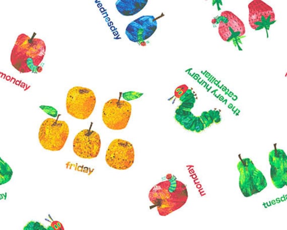 The Very Hungry Caterpillar Days of the Week by Eric Carle | Etsy Australia