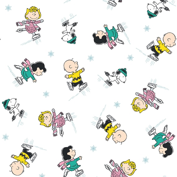 Peanuts Group Skate From Springs Creative Fabric - Etsy