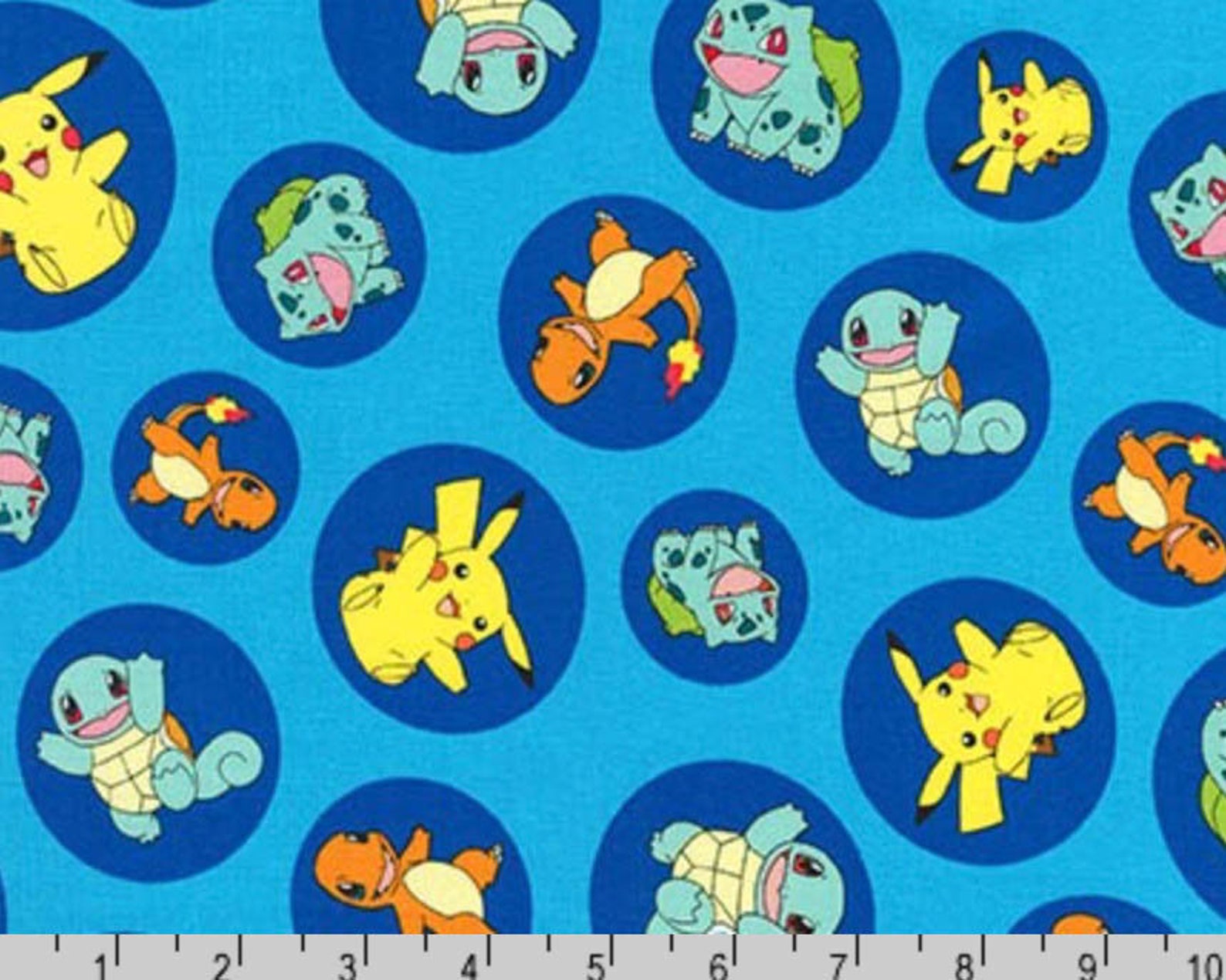 Pokemon - Character Bubble Blue by the Pokemon Co. From Robert Kaufman ...