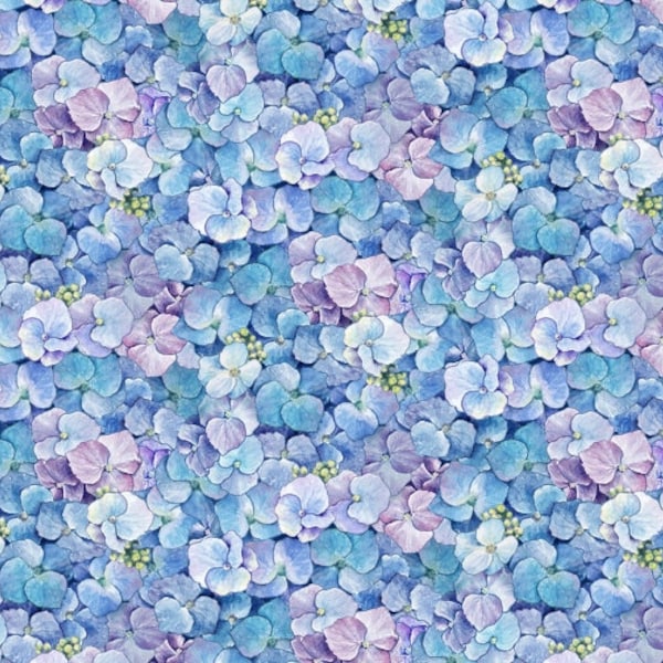 Hydrangea Fabric - Etsy