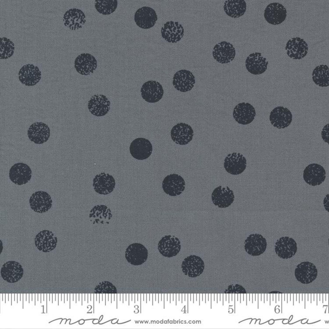 Filigree - Dottie Dots Graphite 1813 20 by Zen Chic From Moda Fabrics - Etsy