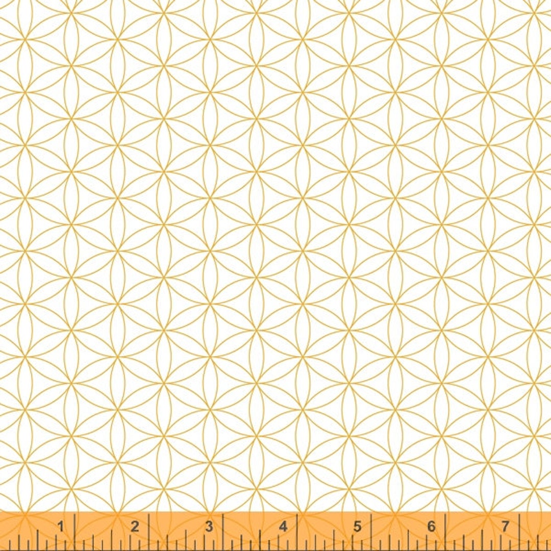 Orbit - Flower of Life White Metallic by Whistler Studios From Windham ...