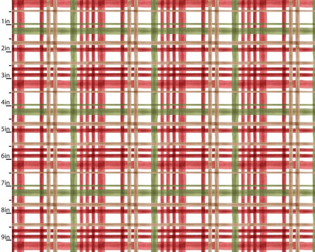 Winter Forest - Stripe Plaid White From 3 Wishes Fabric - Etsy