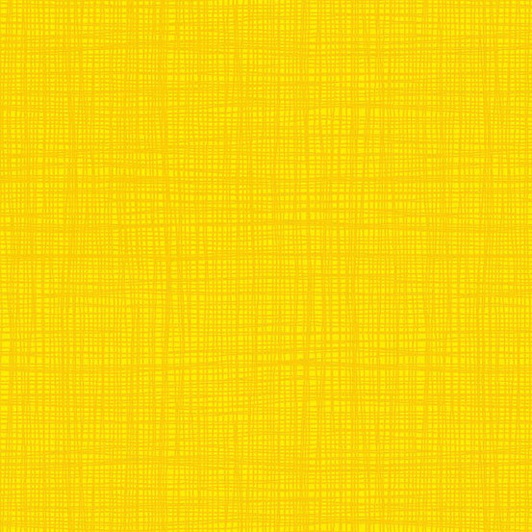 Linea - Crosshatch Yellow From Makower UK Fabric - Etsy