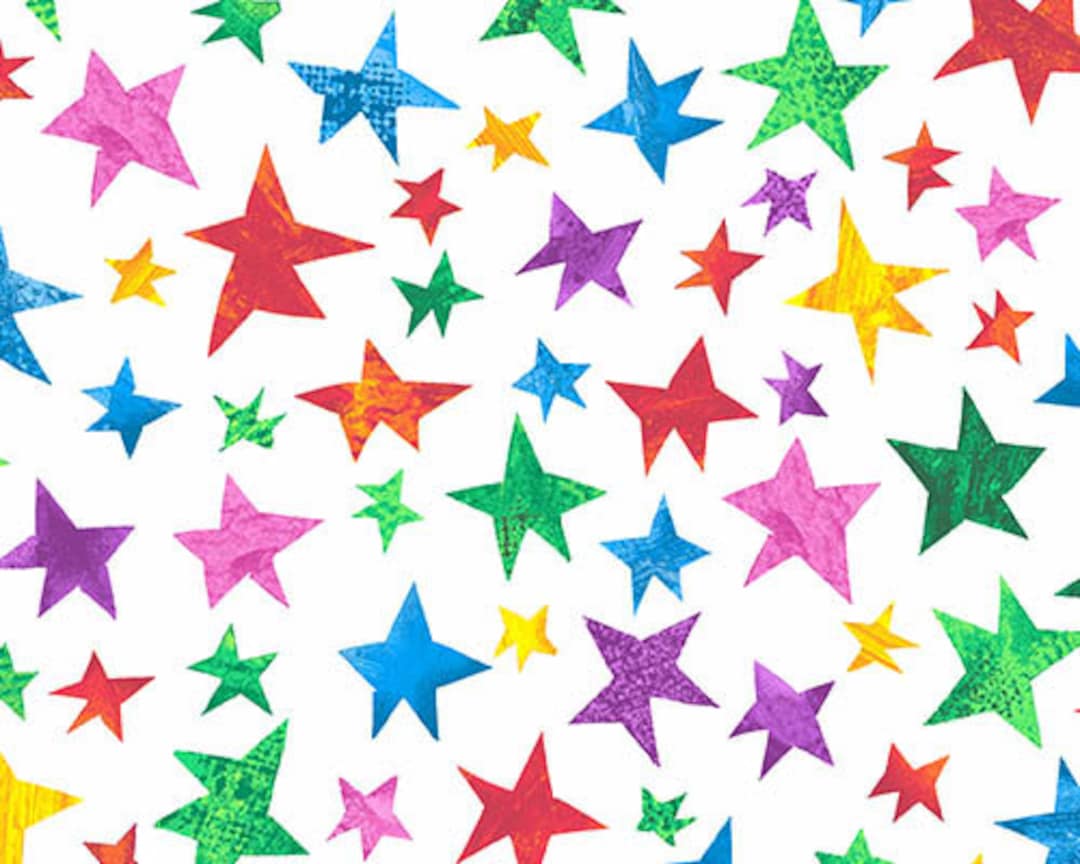 The Very Hungry Caterpillar - Stars Multi by Eric Carle From Andover ...