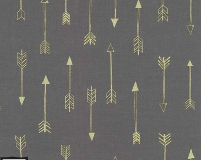 Arrow Fabric Arrow Feather Grey/pink Rotated Meadow Sunrise by ...