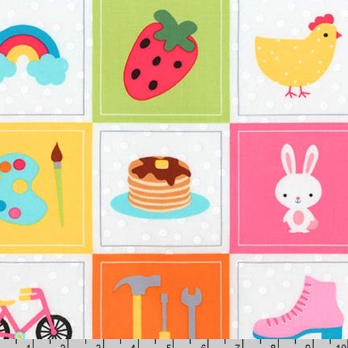 I-spy Panel Spring by Ann Kelle From Robert Kaufman Fabric - Etsy