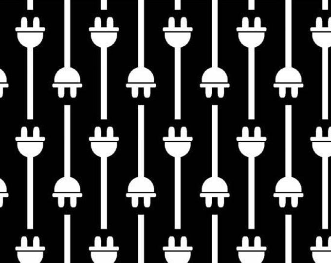 Super Heroes - Black Electric Plug by Sarah Frederking From Studio E - Etsy